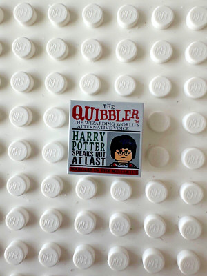 LEGO Harry Potter Tile 2x2 with Newspaper 'THE QUIBBLER' Pattern ...