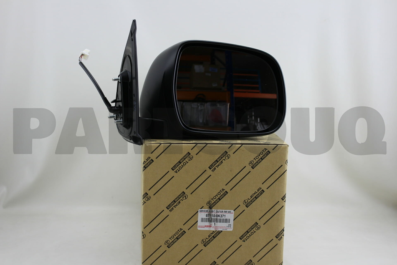 879100K371 Genuine Toyota MIRROR ASSY, OUTER REAR VIEW, RH 87910-0K371 ...