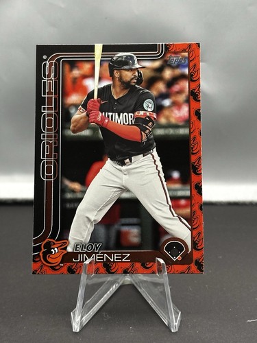 2025 Topps Series 1 ELOY JIMENEZ SSP Team Logo Border #69 ORIOLES | eBay