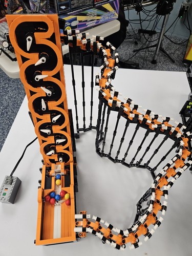 LEGO-like Ball Contraptions: 2 Sets = Harp Track & Log Counter - Buy 1 ...