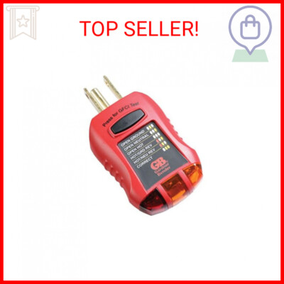 Ground Fault Receptacle Tester & Circuit Analyzer for GFCI, Standard ...