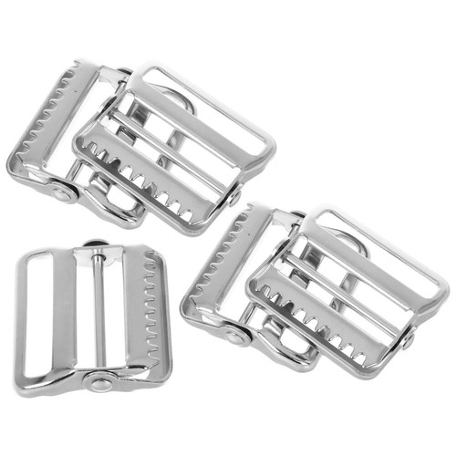 5pcs Metal Lock Buckle Slider Adjustable Buckles Adjuster Webbing ...