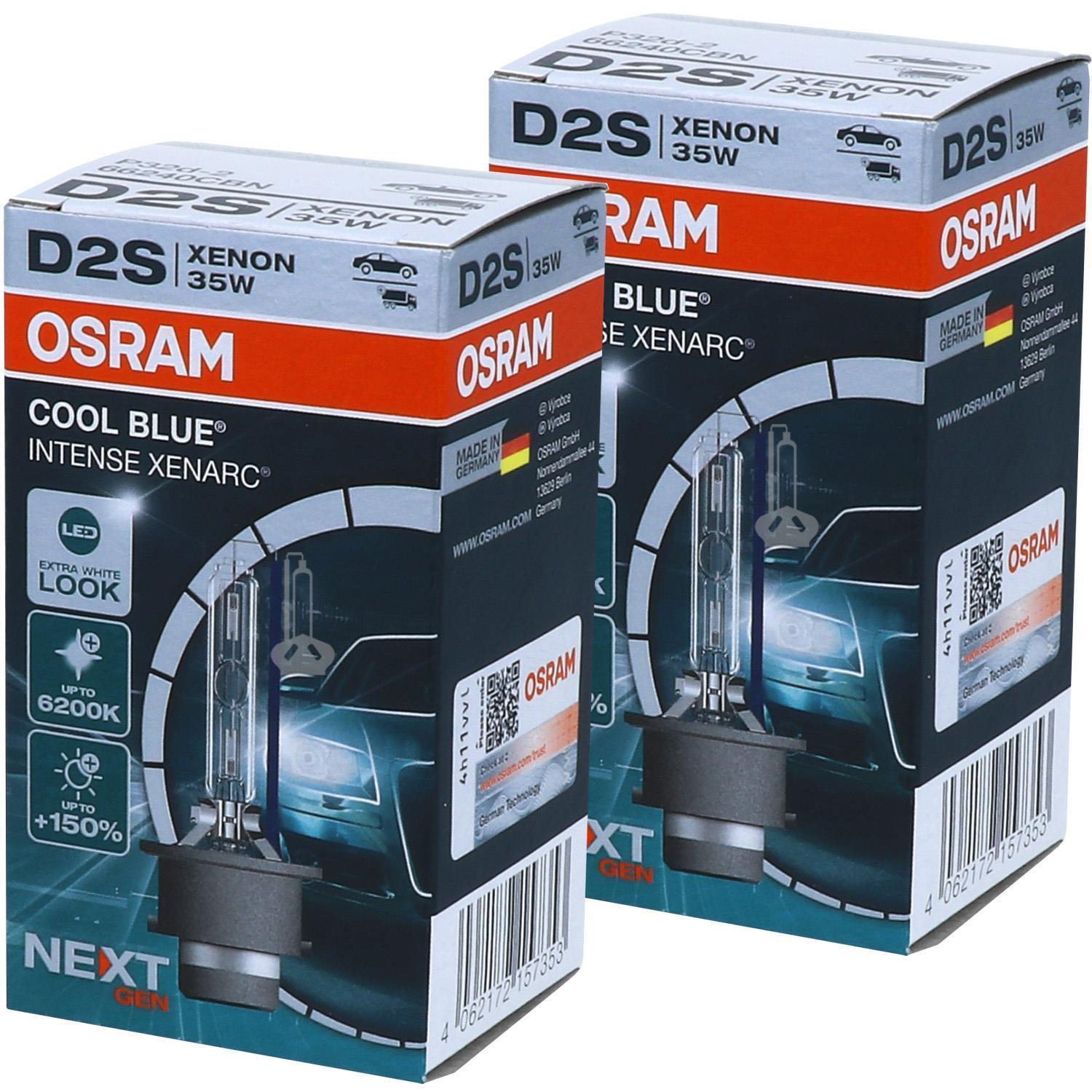OSRAM D2S 66240CBN COOL BLUE Intense (NEXT GEN) Xenon Brenner für VW ...