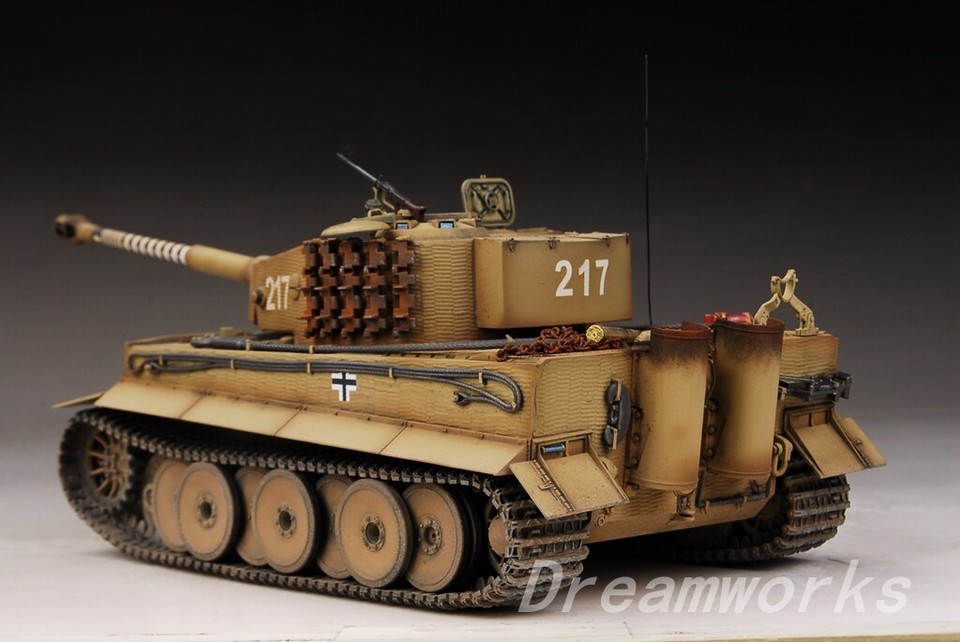 Award Winner Built Tamiya 1/35 Otto Carius Tiger Mid 217 +PE +Zimmerit ...
