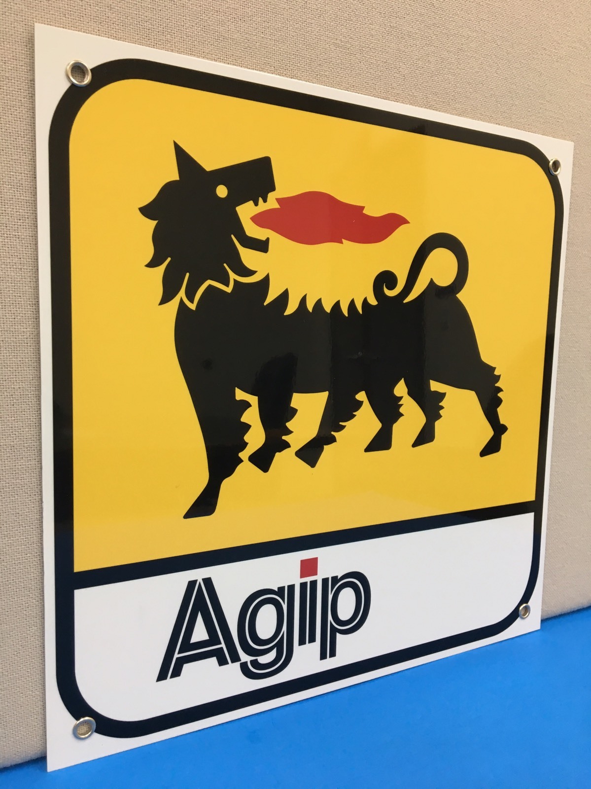 Agip Gas Italian Ferrari Fiat Lancia Lamborghini Garage Reproduction ...