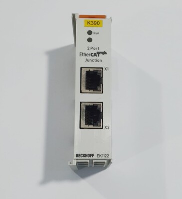 FAST SHIP BECKHOFF EK1122 2 PORT ETHERCAT JUNCTION MODULE TESTED OKAY ...