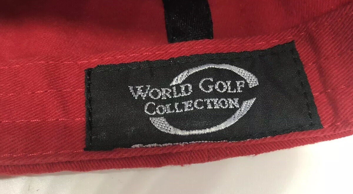 Golf Channel AM Tour Player Cap Hat Adult Adjustable Red 100% Cotton ...