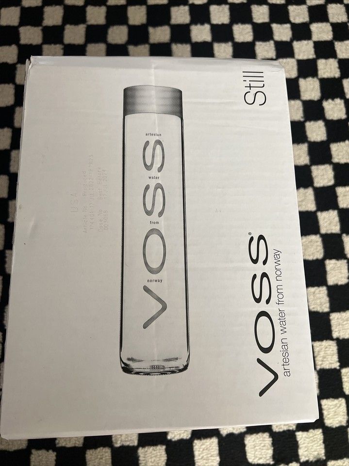 New Voss Water GLASS Bottles Still 10 Cases OF 12-27 FL Oz 800ML Glass ...