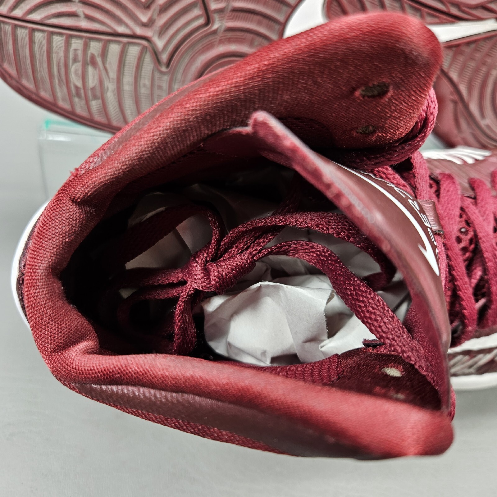 Nike Hyperdunk TB Maroon High Top Basketball Shoes 52… - Gem