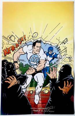 Jewish Superhero Israeli Defense Forces IDF Marvel Shaloman Comic Art ...