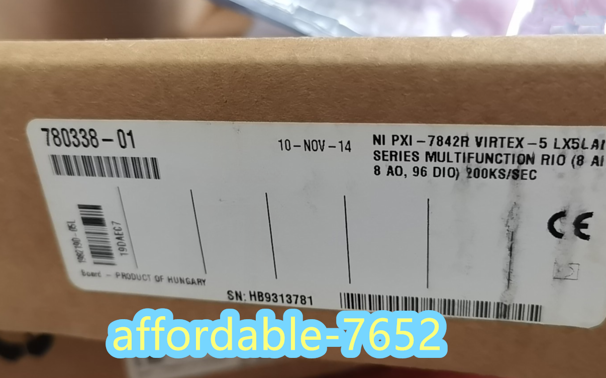 NI PXI-7842R 780338-01 Multifunction Reconfigurable I/O Module Brand ...