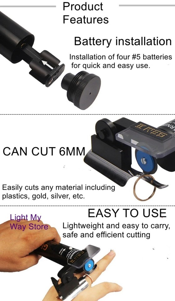 Electric Ring Cutter Rescue Handheld Electric Portable Lighted Ring ...