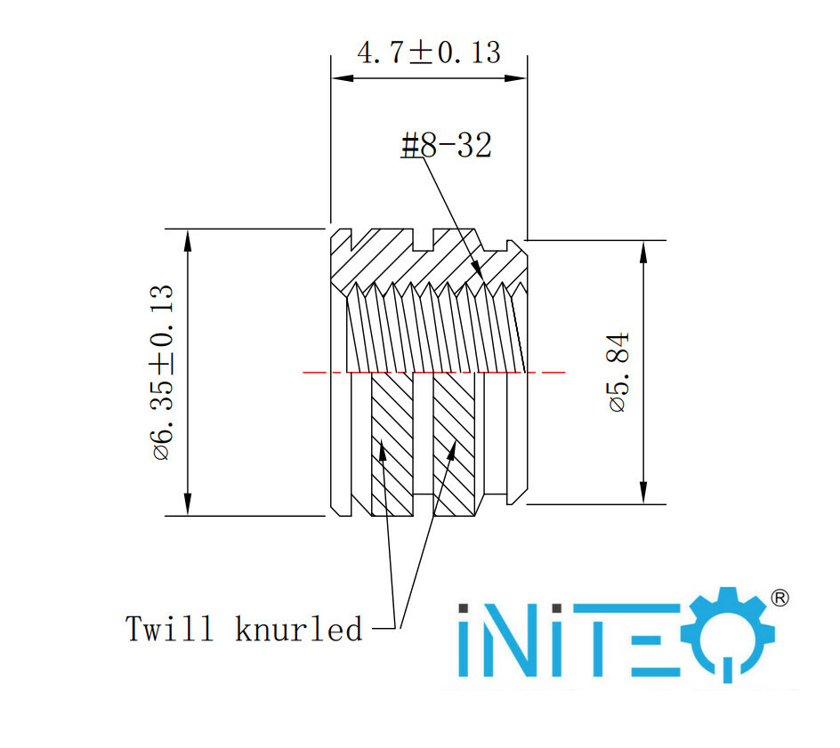 50x #8-32 Brass Threaded Heat Set Inserts for Plastic 3D Printing Brass ...