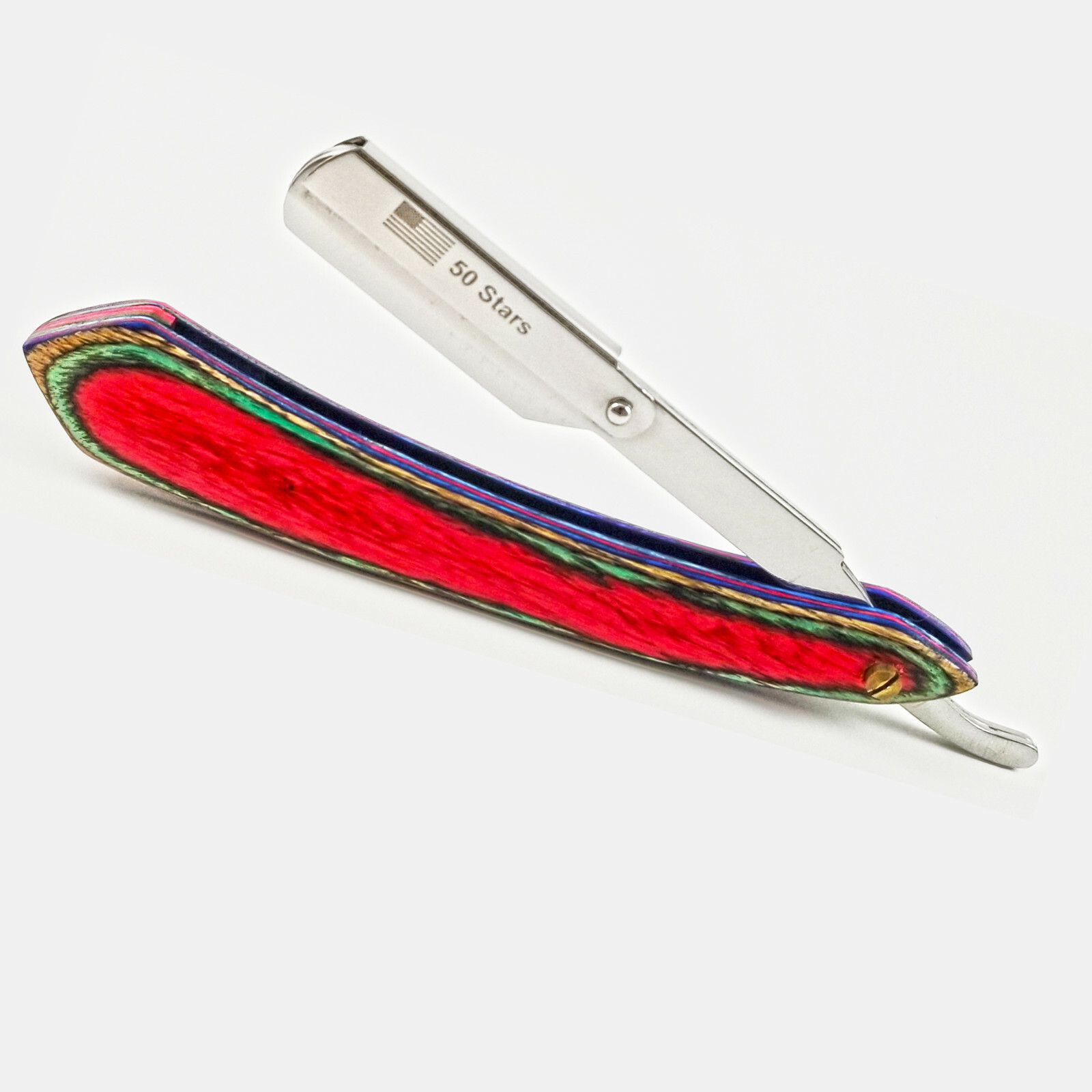 WOODEN BARBER HAIR SALON STRAIGHT WET CUT THROAT SHAVING RAZOR SHAVETTE ...