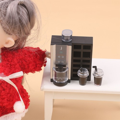 Doll House Decoration Mini Coffee Machine Model Doll House Decoration ...
