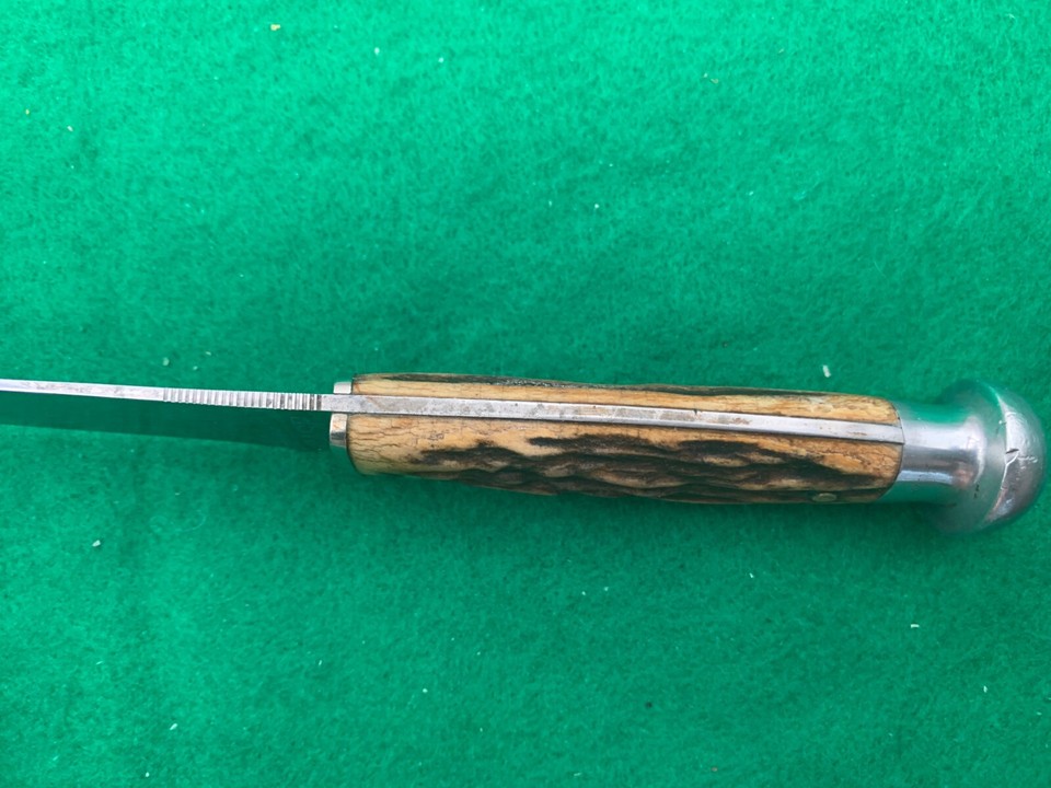 1940-1964 CASE XX STAG BOWIE FULL BLADE HUNTER KNIFE TIGHT AND RIGHT W ...