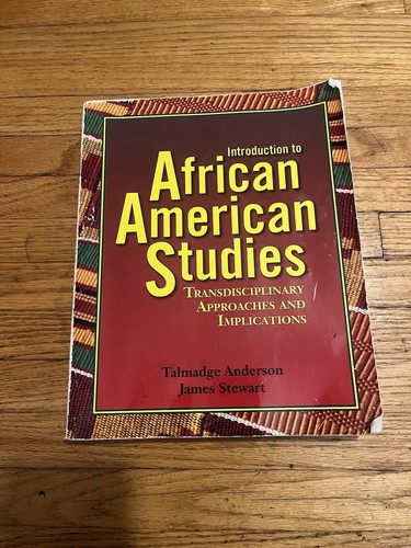 Introduction to African American Studies Transdisciplinary Approaches ...