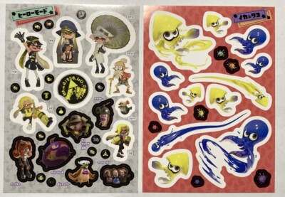 Splatoon 3 Stickers 2 Sheet Set (C) 2023 Japan | eBay