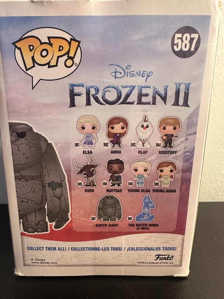 New Funko Pop! DISNEY Movies: Frozen 2 ☆Earth Giant #587☆ Very Heavy ...