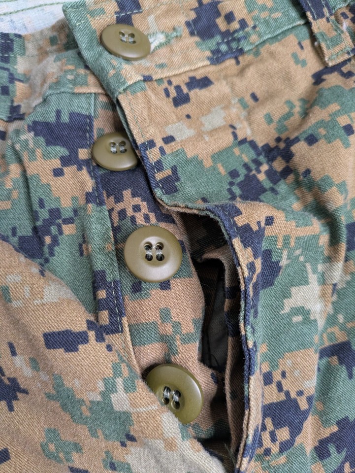 Military Pants Men's Small Regular Woodland Marpat Camo Combat Trousers ...