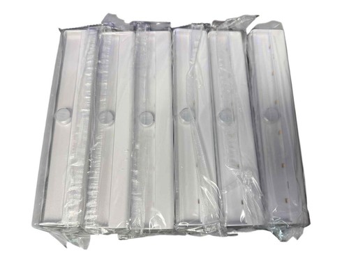 NEW 6 Pack Brilliant Evolution LED Motion Sensor Bar Lights Ultra Thin ...
