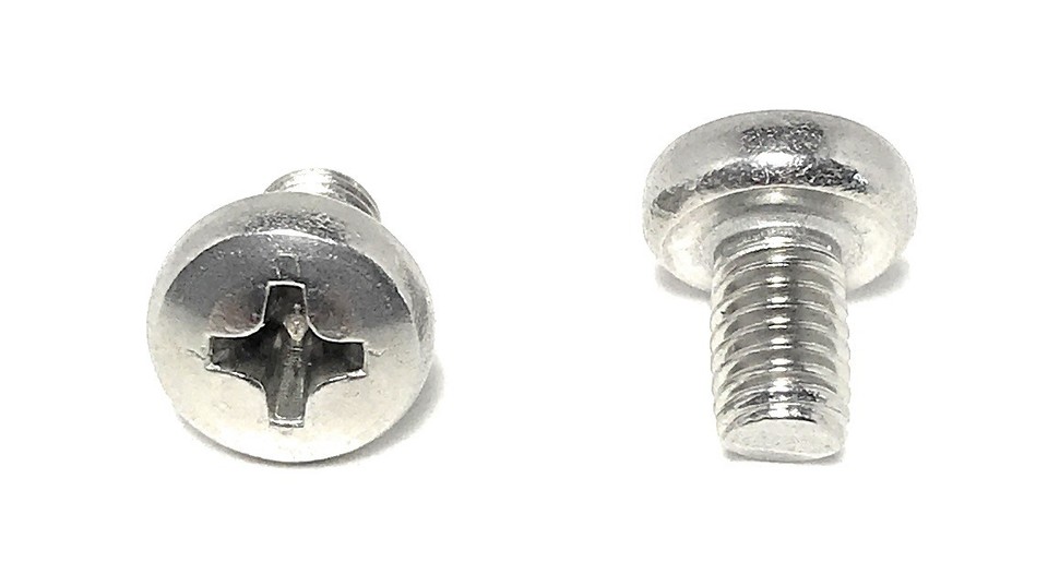 (25) M5-0.8 x 8 Stainless Steel Phillips Pan Head Machine Screw DIN7985 ...