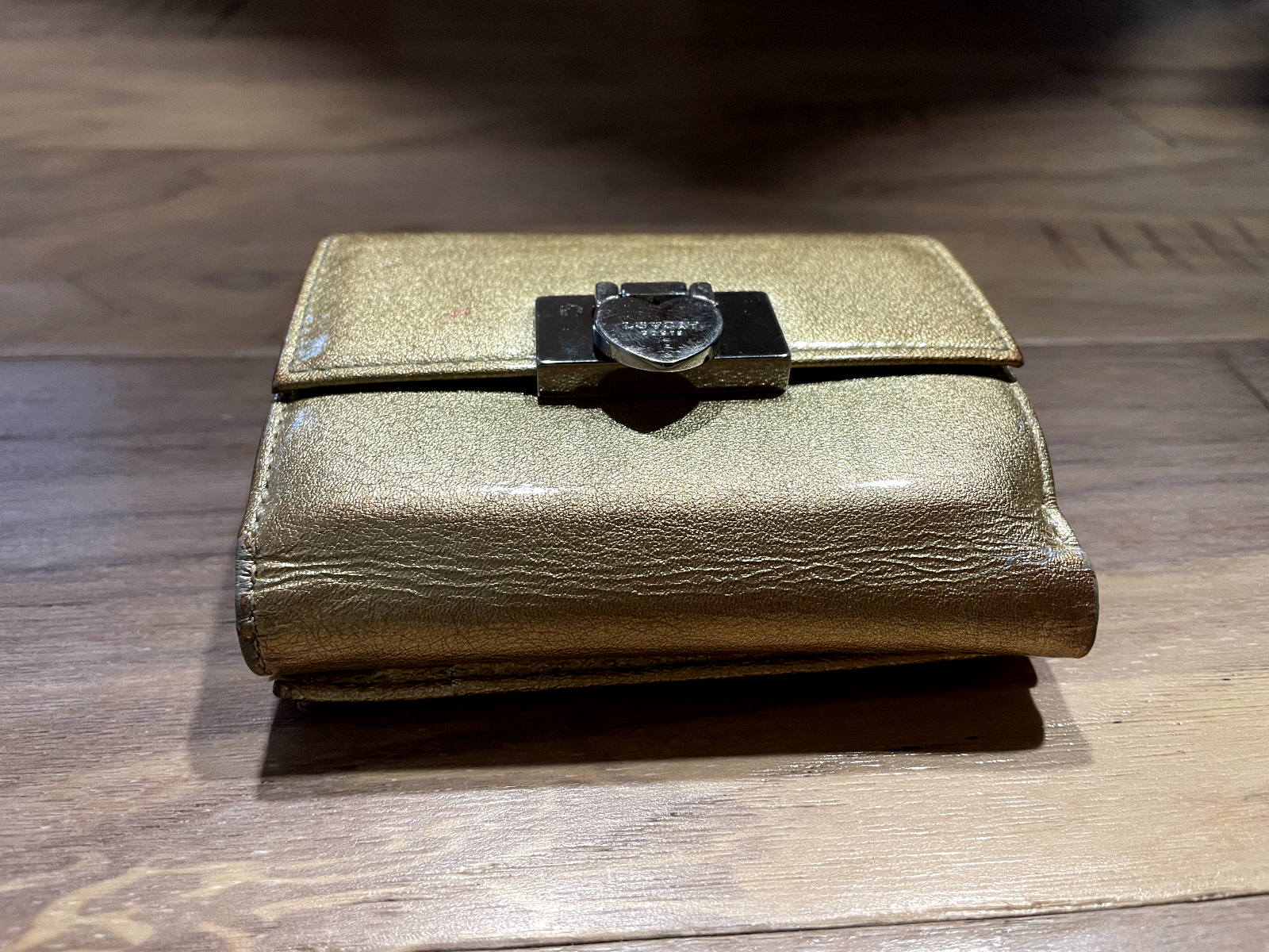 Metallic Gold Lovcat Wallet -- Lots of Pockets! | eBay
