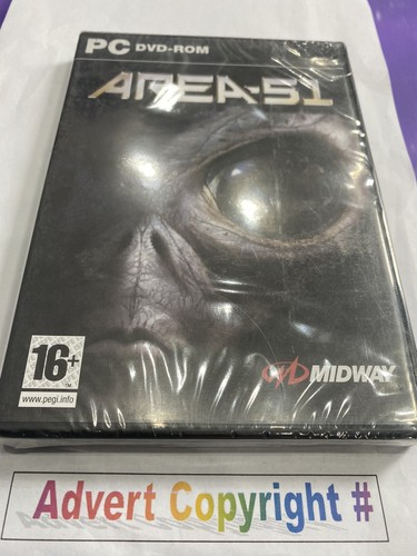 Area 51 Small Box PC Game Midway 2005 Windows Xp Compatible NEW ...