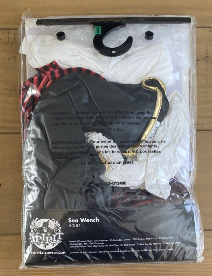 Sea Wench Spirit Halloween Costume Adult Size Large 12-14 | eBay