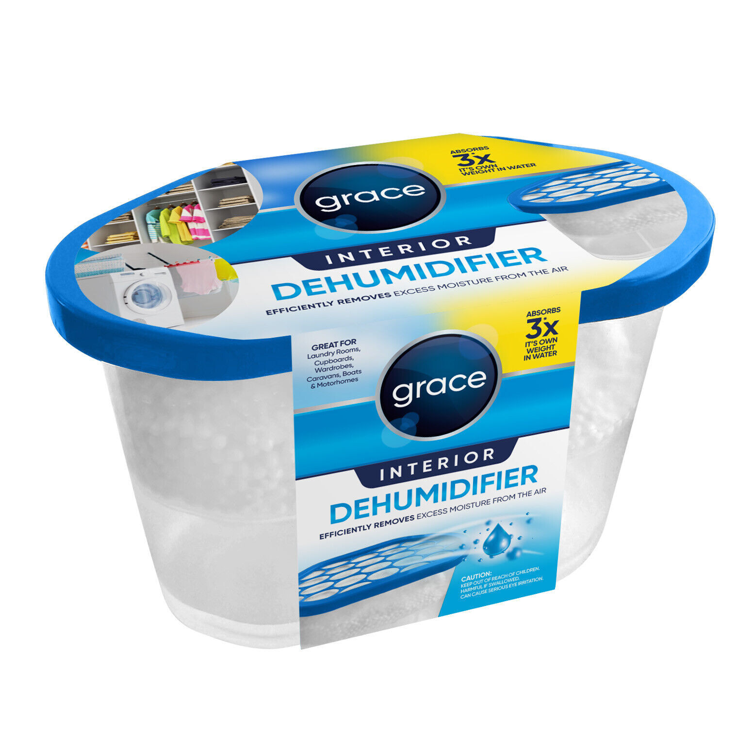 Grace 10 Pack 500ML Dehumidifier Condensation Remover Moisture Absorber ...