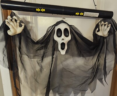 Vintage Gemmy Totally Ghoul Floating Grave Keeper Lights Animated ...