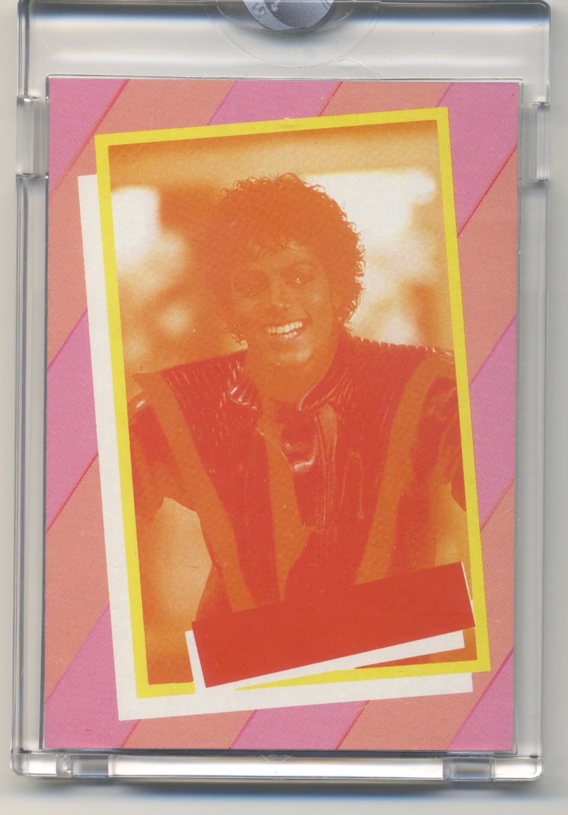Topps Vault 1984 Michael Jackson Thriller #4 Color Separation Proof ...