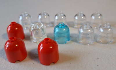 Lego Brick Round 2x2x1 2/3 Dome Tops, Hollow Stud, Design 30151 | eBay