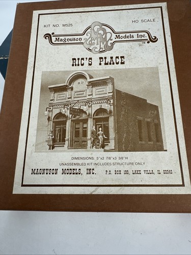Magnuson Models Inc. Ric’s Place HO Scale Kit # M525 New | eBay
