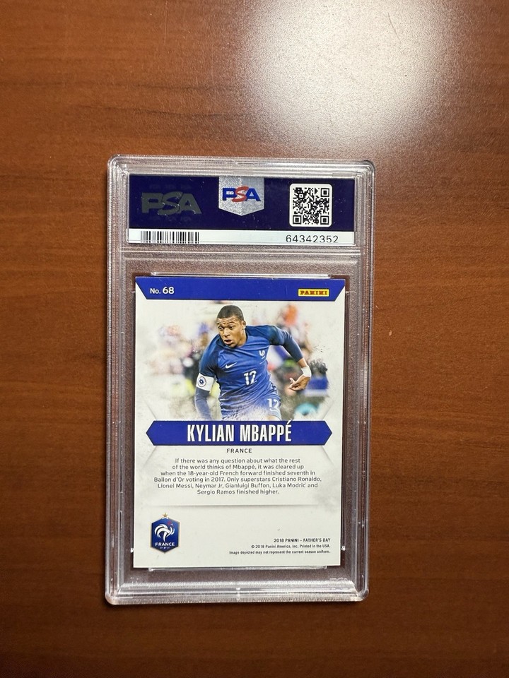 KYLIAN Mbappe 2018 Panini Fathers Day Rookie Rc PSA 9 /399 | eBay