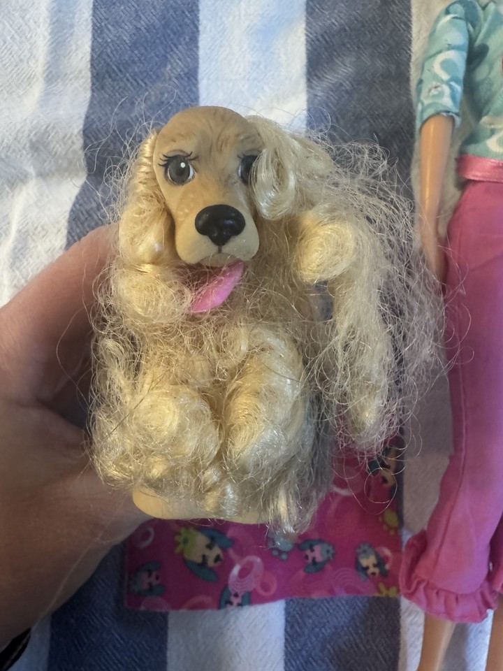 Barbie Stylin' Pup Doll and Puppy Ginger Set 2002 Mattel 56684 | eBay