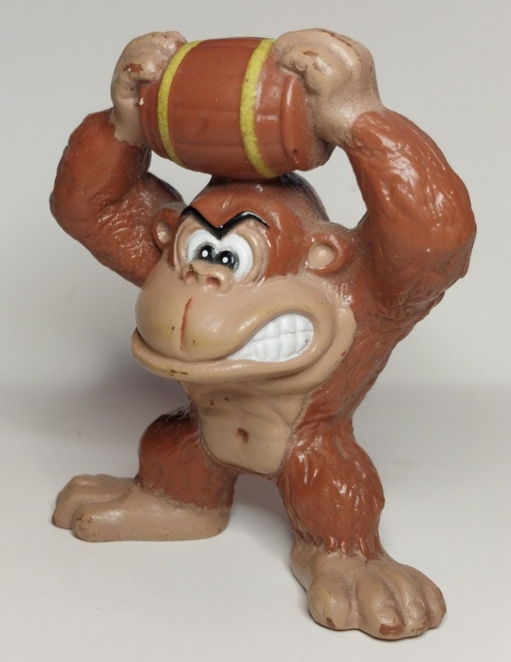 Vtg Coleco 1981 Mario Jumpman Pauline Donkey Kong PVC Figure 2" RARE ...