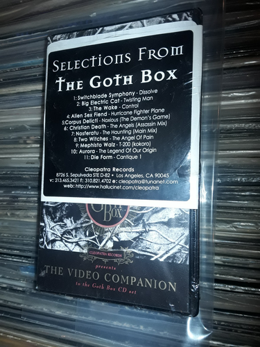 THE GOTH BOX COMPANION CD & VHS 1999 USA NOSFERATU ALIEN SEX FIEND ...