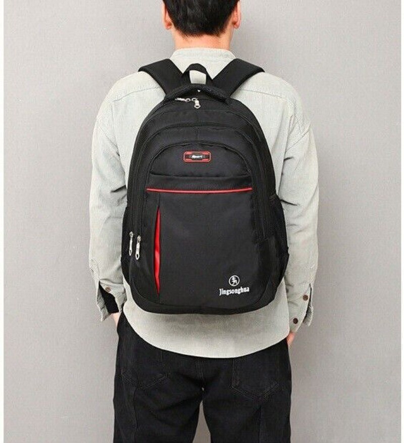 Men's Waterproof Backpack School Bag Durable Laptop Work Outdoor Travel ...