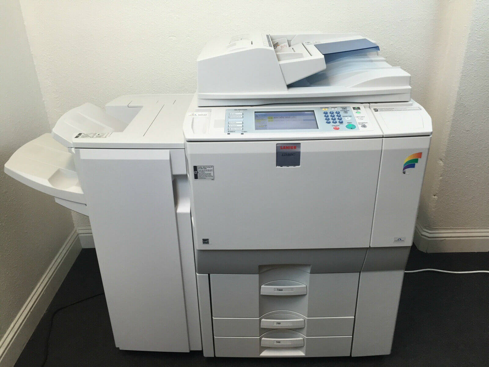 Lanier LD365c Color Copier Printer Scanner Network & Finisher Aficio MP ...