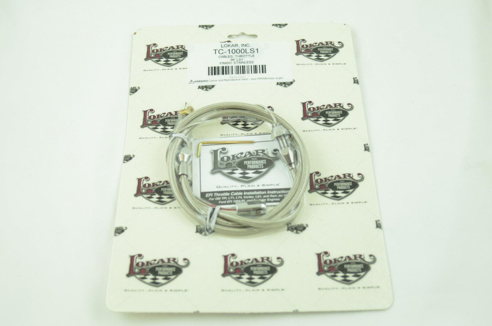 Lokar TC-1000LS1 Universal 36" LS1 Throttle Cable | eBay