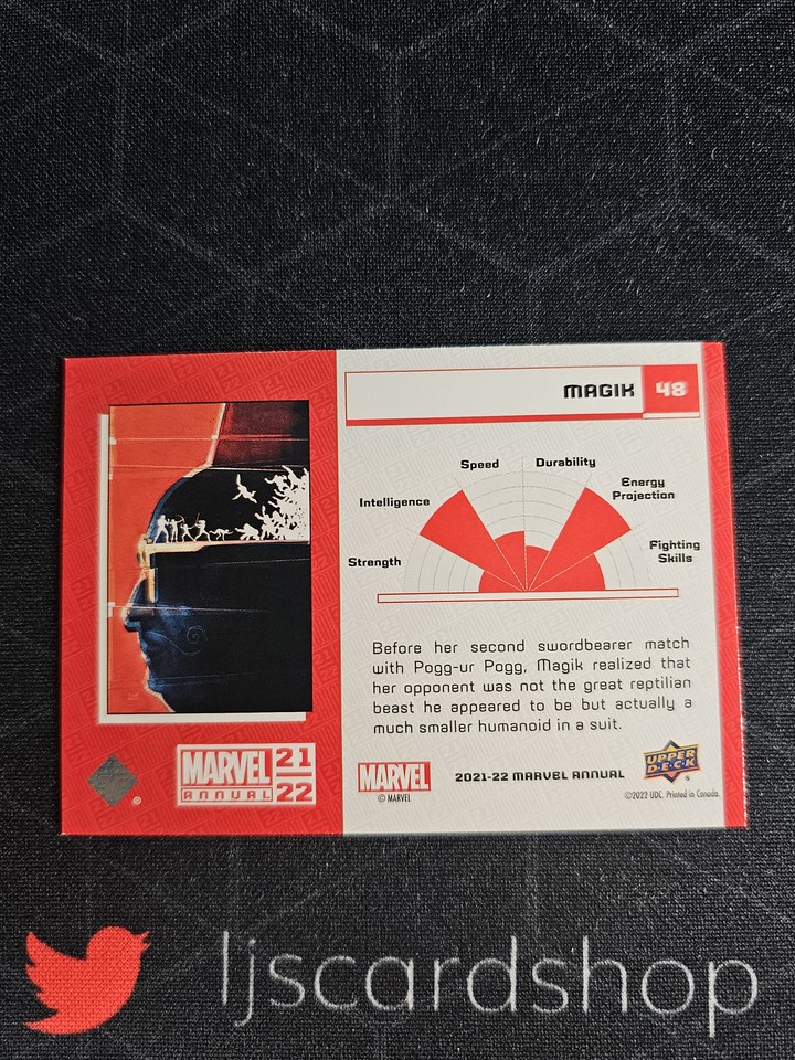 2021-22 Upper Deck Marvel Annual Magik #48 Silver Sparkle SPM | eBay