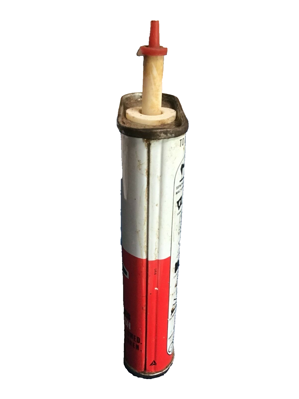 Vintage 3 in 1 Household Oil Tin Oiler 3 oz About 1 /2 Full 669A | eBay