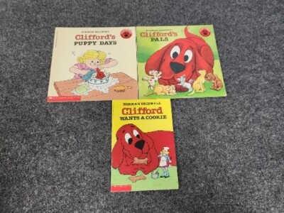 Big Red Reader lot of 3 Clifford the dog | eBay