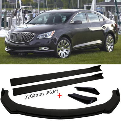Front Bumper Lip Splitter Side Skirts Rear Canard Diffuser For Buick ...