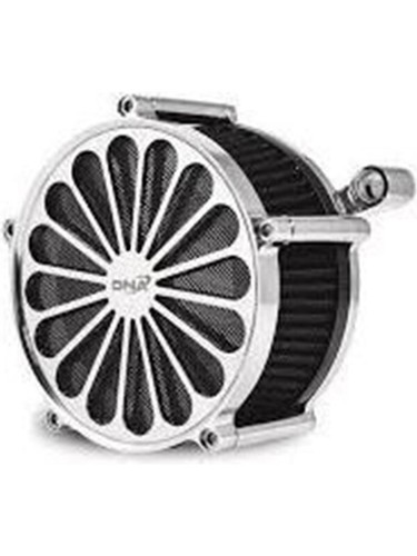 DNA SUPER SPOKE AIR FILTER INTAKE CHROME (Filter & Housing only) (M-AF ...