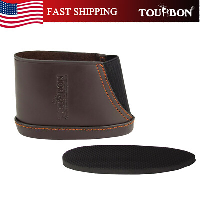 TOURBON Leather Henry Rifle Buttstock Recoil Pad Slip-on in Small ...