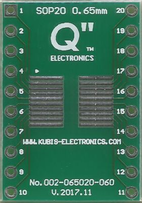 TSSOP20, SSOP20, LSSOP20, SSO20 0.65mm(0.026") to DIP 0.6" [UK] | eBay