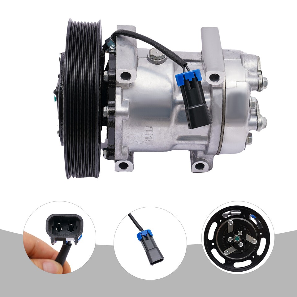 AC Compressor For Mack Volvo VNL Trucks OE# 20721587 206RD52M 206RD53M ...