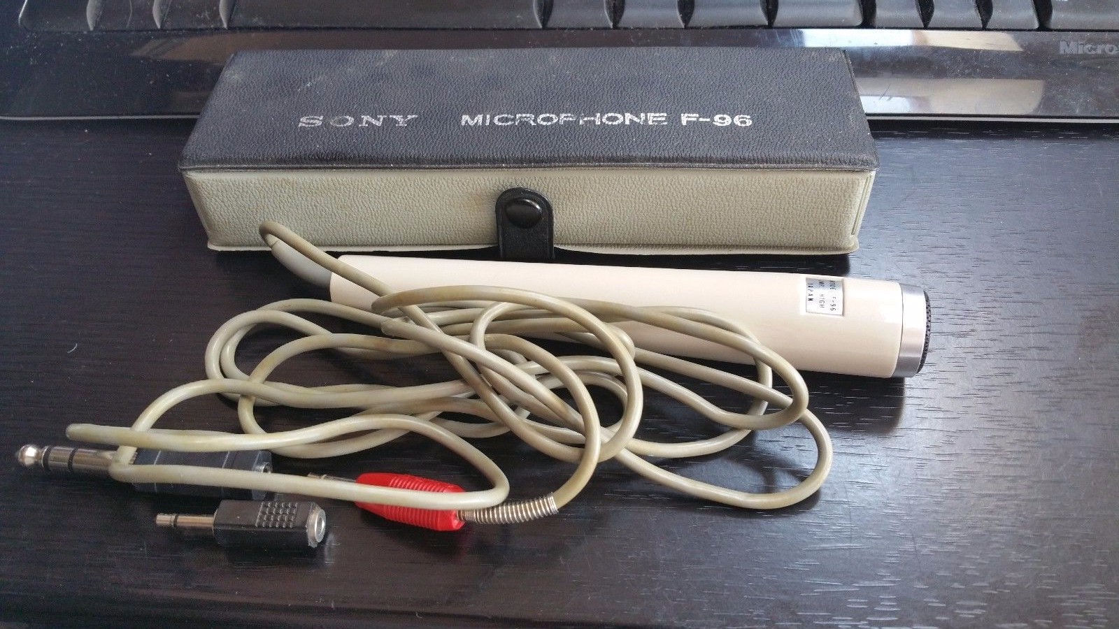 Sony Dynamic Microphone w/Case, Model F-96 Handheld, Wired, UNTESTED | eBay